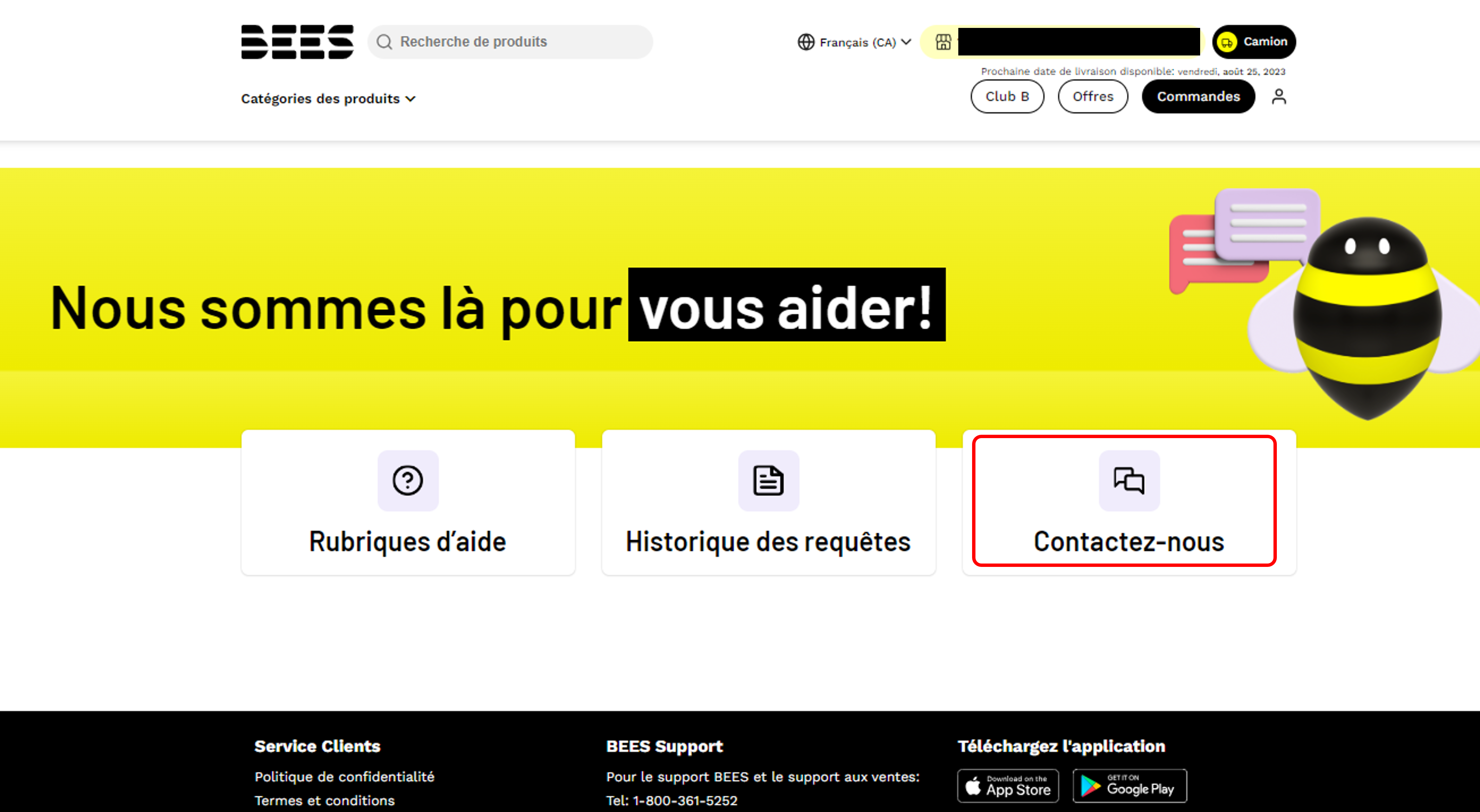 Comment ouvrir une demande d’assistance BEES (QC FR) – Anheuser-Busch InBev