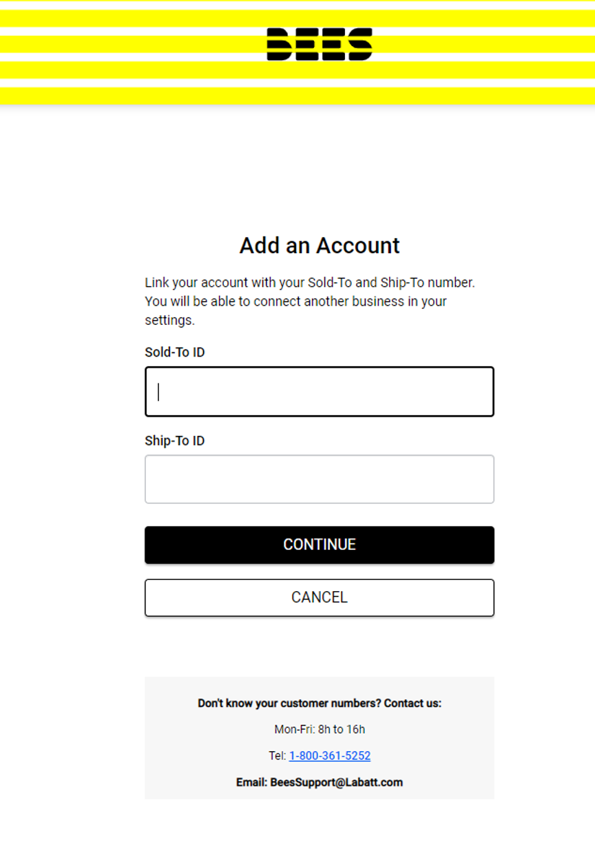 Adding another account to your app (QC EN) – Anheuser-Busch InBev