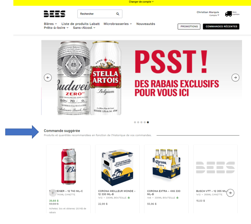 Introduction au site Web de BEES (QC FR) – Anheuser-Busch InBev